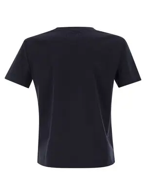 Max Mara Donata" Cotton T-shirt - Blue