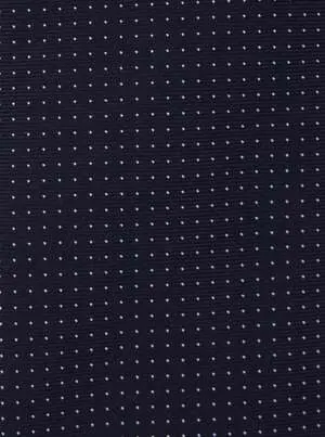 Giorgio Armani Navy Polka Dot Silk Neck Tie - Multicolor