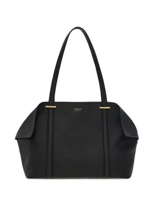 FERRAGAMO Calf Leather Tote Bag - Black