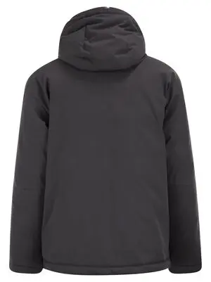 Herno Cotton Feel Jacket With Down Padding And Drawstring Hood - Multicolor