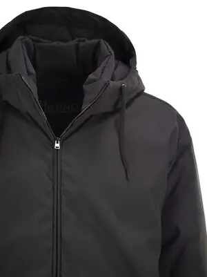 Herno Cotton Feel Jacket With Down Padding And Drawstring Hood - Multicolor