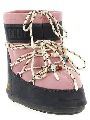 Moon Boot X Guest In Residence 'icon Low' Suede Ankle Boots - Multicolor