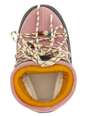 Moon Boot X Guest In Residence 'icon Low' Suede Ankle Boots - Multicolor
