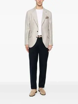 Brunello Cucinelli Deconstructed Blazer - Multicolor