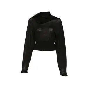 Rick Owens Strapless Tube Style Top With Cut-out Detail