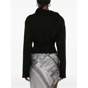 Rick Owens Strapless Tube Style Top With Cut-out Detail