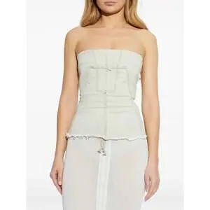 Rick Owens Sleeveless Vest With Drawstring Detail