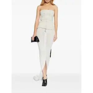 Rick Owens Sleeveless Vest With Drawstring Detail