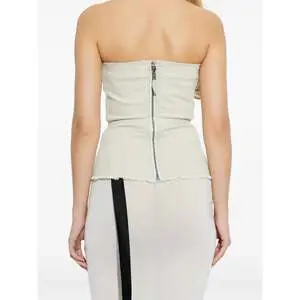 Rick Owens Sleeveless Vest With Drawstring Detail