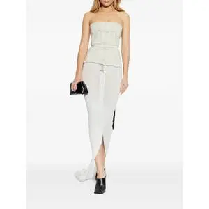 Rick Owens Sleeveless Vest With Drawstring Detail