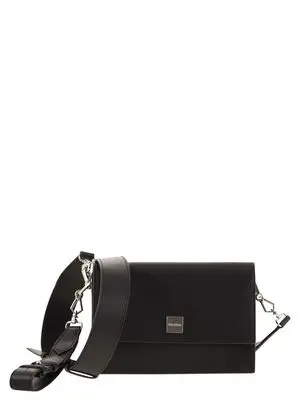 Max Mara Biancaroughs Small Leather Crossbody Bag - Black