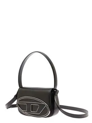 DIESEL® 1dr' Shoulder Bag In Leather - Black
