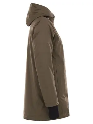 Herno A-shaped Down Jacket With Hood - Green