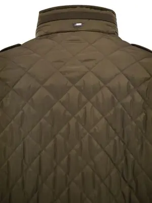 Herno Diamond Quilted Field Jacket With Packable Hood - Multicolor