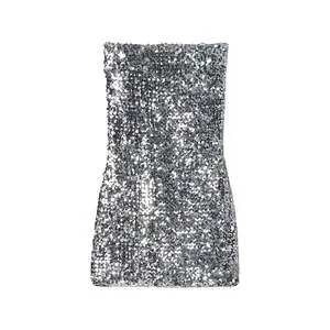 Gucci Tone Sequinned Strapless Fitted Dress