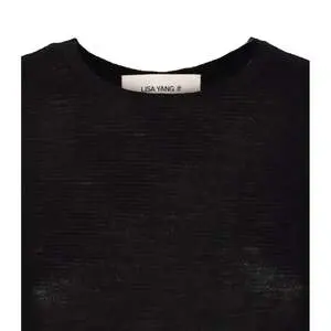 LISA YANG Cashmere T-shirt - Black