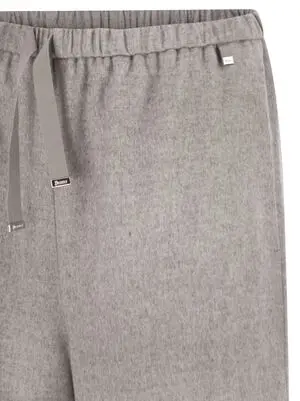 Herno Trousers In Cashmere And Silk