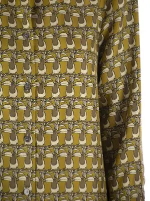Max Mara Reversible Printed Silk Shirt