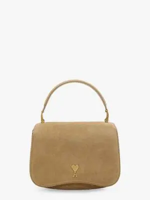 Ami Gold Tone Cross Body Bags