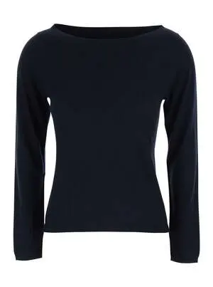 Max Mara Max Mara Faretra Cashmere Boat Neck Sweater Multicolor