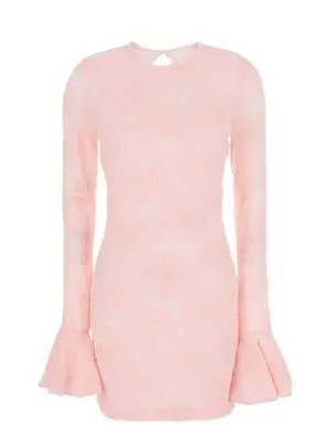 ROTATE BY BIRGER CHRISTENSEN Embroidered Floral Motif Dress - Multicolor