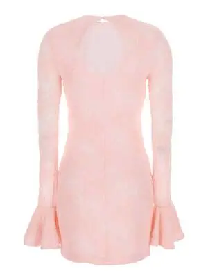 ROTATE BY BIRGER CHRISTENSEN Embroidered Floral Motif Dress - Multicolor