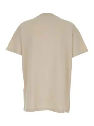 MAISON MARGIELA Cotton T-shirt With Logo Print - Multicolor