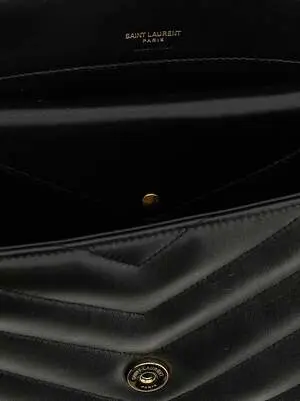 Saint Laurent Loulou Medium Shoulder Bag - Black