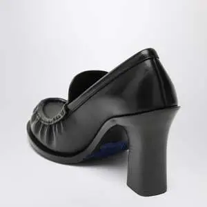 Burberry Cadet Leather Loafers With Heel