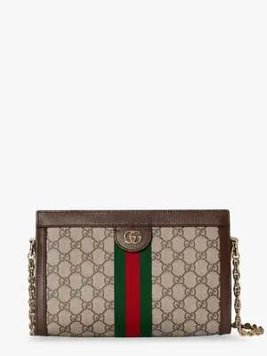 Gucci GUCCI Ophidia Shoulder Bag In Coated Canvas Multicolor