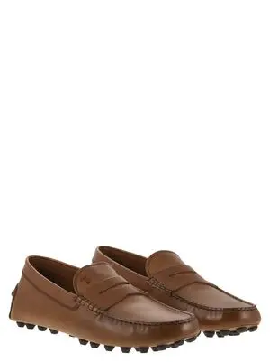 TOD'S Gommino Bubble Leather Loafers