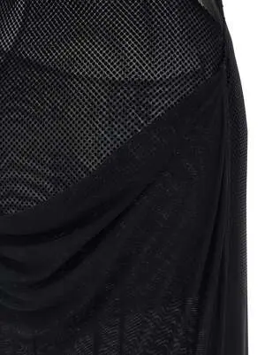 JEAN PAUL GAULTIER Flocked Mesh Dress