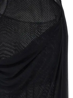 JEAN PAUL GAULTIER Flocked Mesh Dress