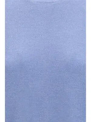Brunello Cucinelli Cashmere Glitter T-shirt - Blue