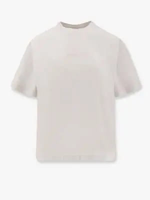 Balenciaga Cotton T-shirt With Embroidered Logo - Multicolor