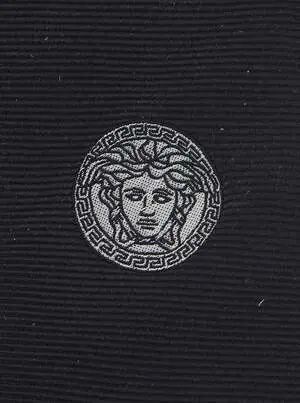 Versace Neck Tie With Medusa Detail