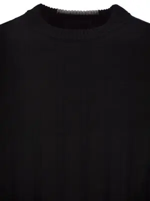 Peserico Wool And Cashmere Ribbed Crew Neck Jumper