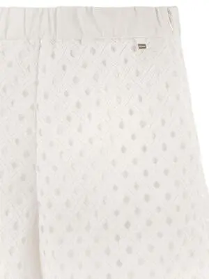 Herno Perforated Geometric Shorts