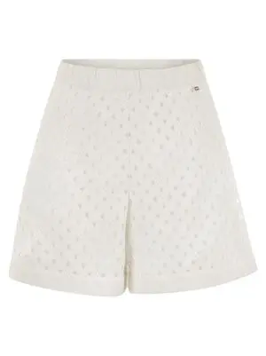 Herno Perforated Geometric Shorts