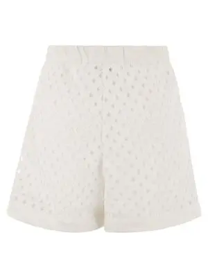 Herno Perforated Geometric Shorts
