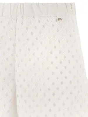 Herno Perforated Geometric Shorts