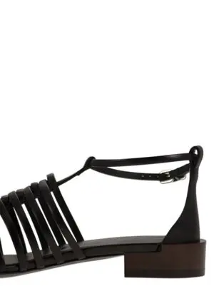 TOD'S Leather Strappy Sandals
