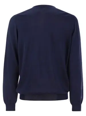 FAY Cotton Crew-neck Jumper - Multicolor