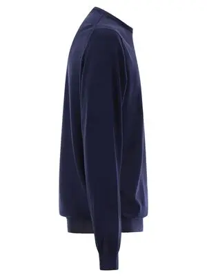 FAY Cotton Crew-neck Jumper - Multicolor