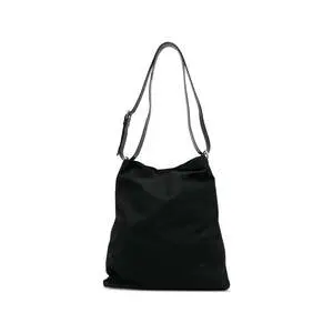 Dries Van Noten Canvas & Leather Tote Bag - Black