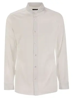 FAY Cotton Jersey Shirt - White