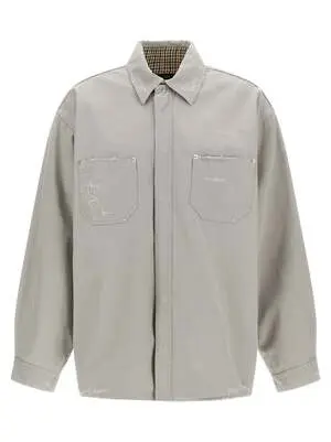 Balenciaga Workwear' Overshirt - Gray