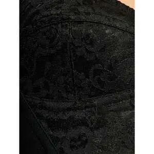 Dolce & Gabbana Floral Print Corset Top - Black