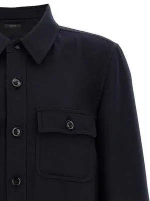 TOM FORD Double Splittable Light Wool Overshirt