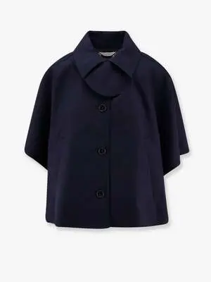 Max Mara Cotton Cape - Multicolor